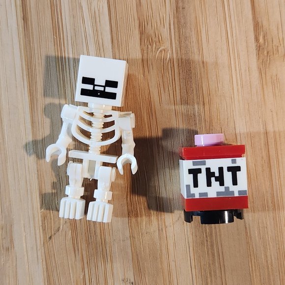 Toys | Minecraft Skeleton Minifigure Minecraft Minifigure Minecraft Tnt ...